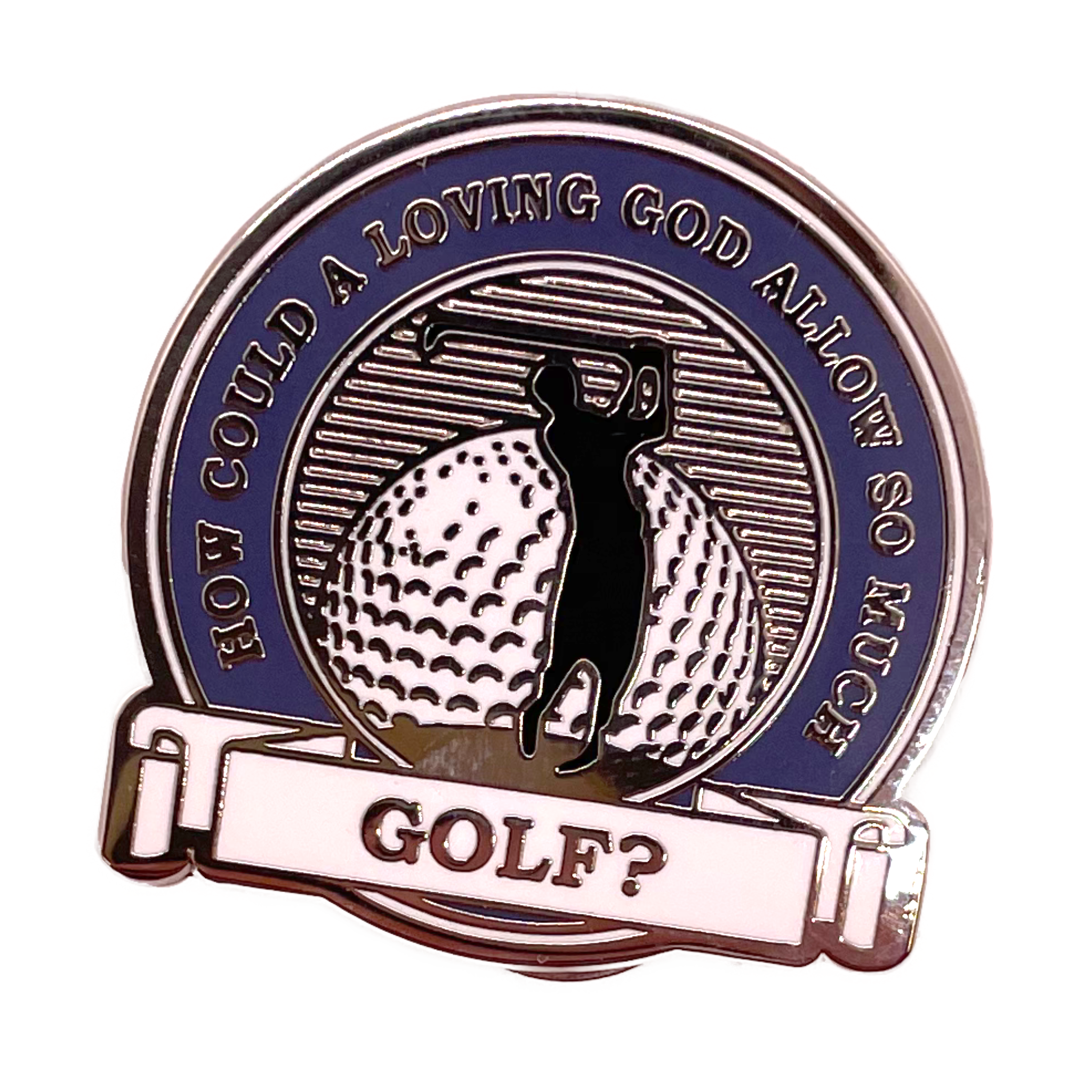 "So Much Golf" Enamel Pin – Arcane Bullshit